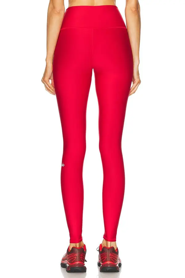 Alo Yoga High Waisted Airlift Legging - Bold Red | Editorialist